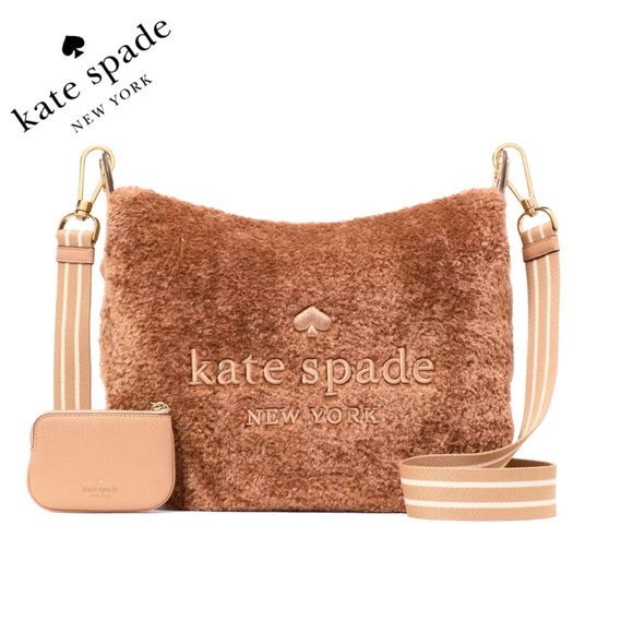 kate spade | Bags | Nwt Kate Spafe Rosie Faux Fur Medium Crossbody ...